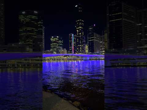 Brisbane at Night 🌃 | Stunning City Skyline in 10 Seconds! #Shorts #Brisbane #australia