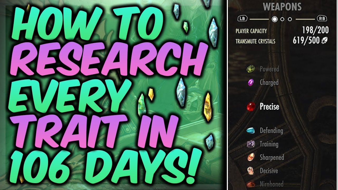 ESO: How To Unlock EVERY Crafting Traits As Fast As Possible!