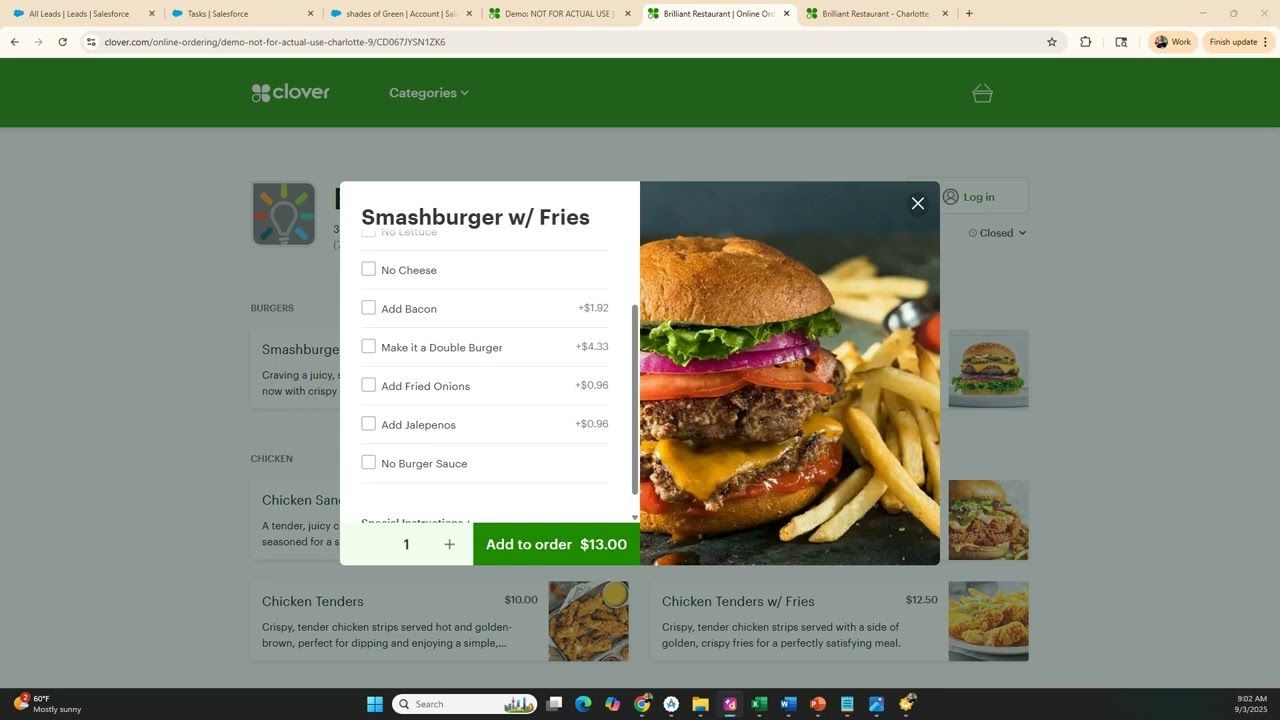 How to set up clover online ordering