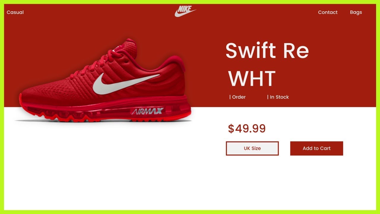 Nike Shoes PowerPoint Presentation Template