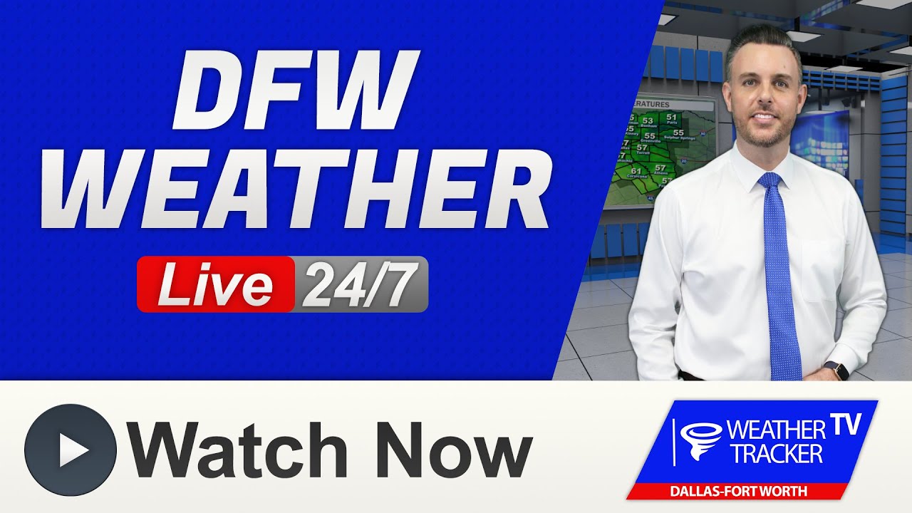 DFW Weather LIVE 24/7: North Texas Forecast & Updates [Official Stream] | Saturday Night