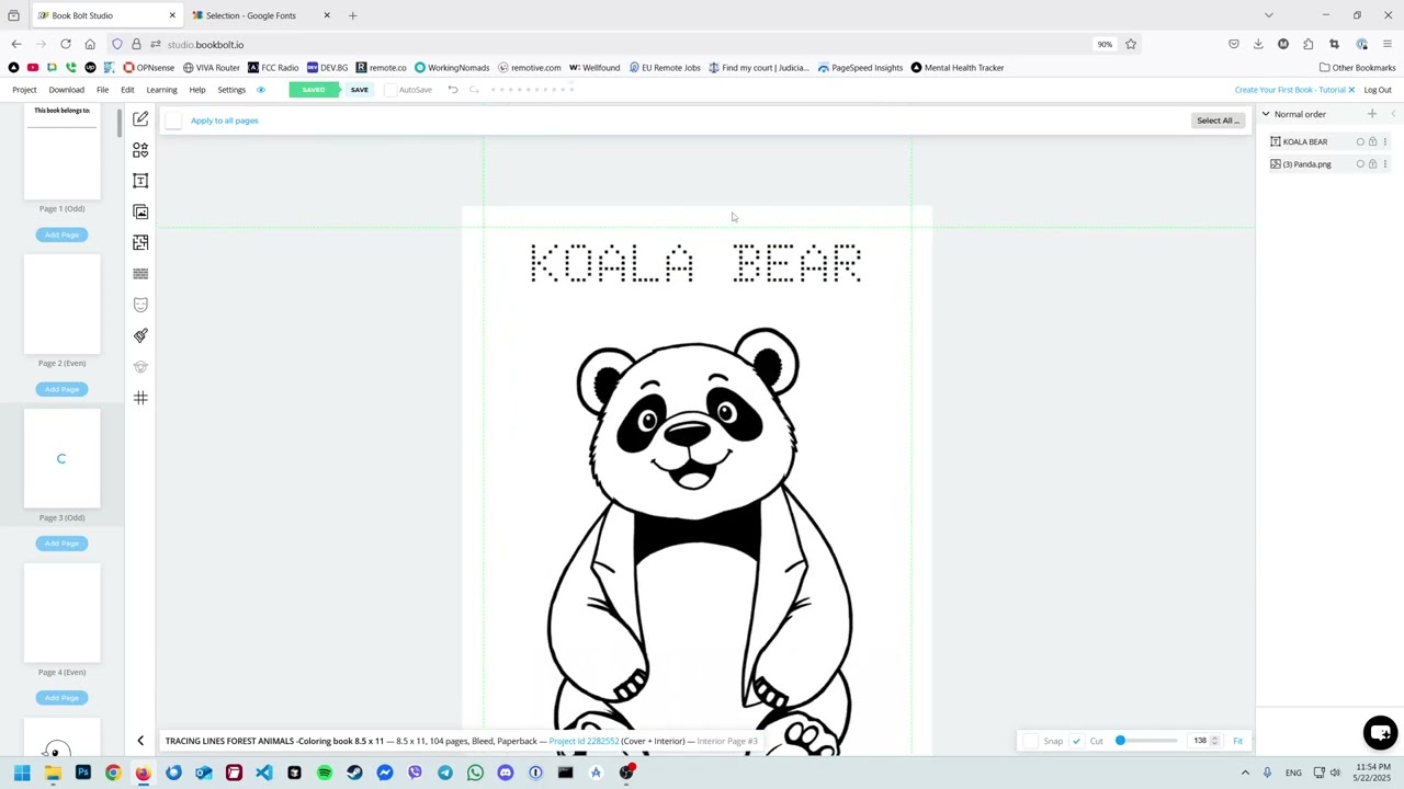 Dotted Line Font Tutorial