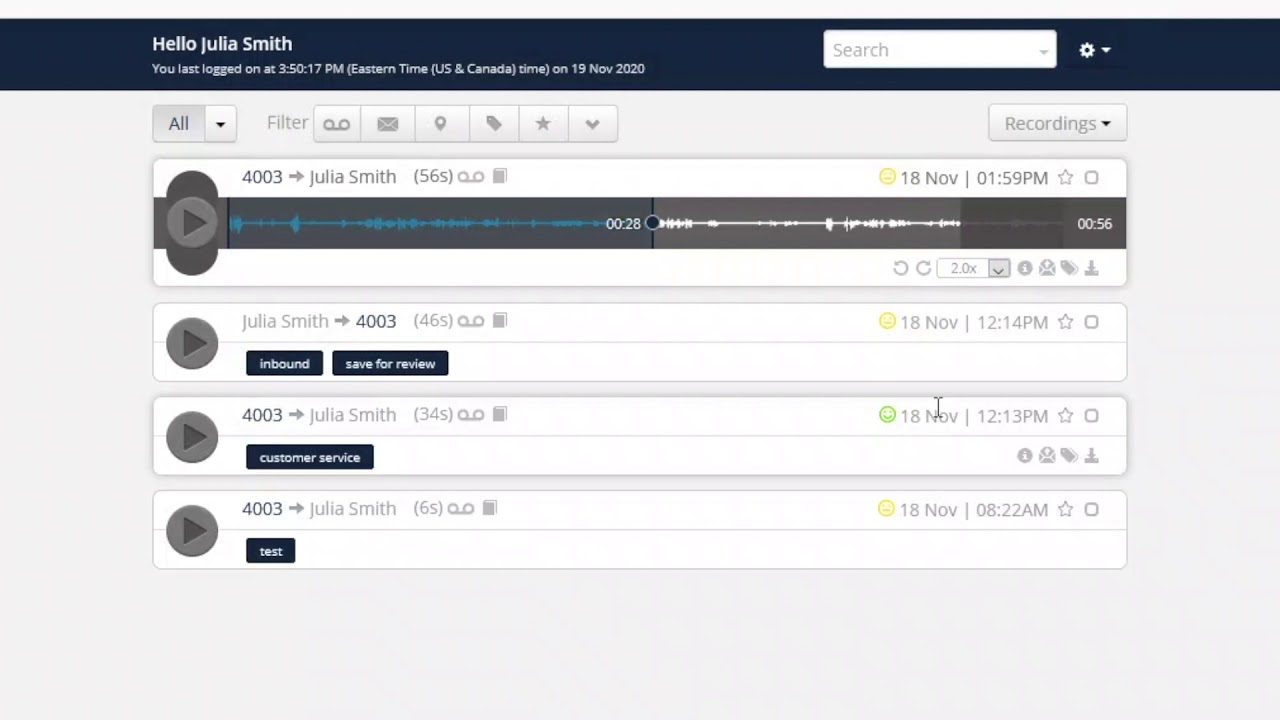 Webex Calling: Call Recording with Dubber