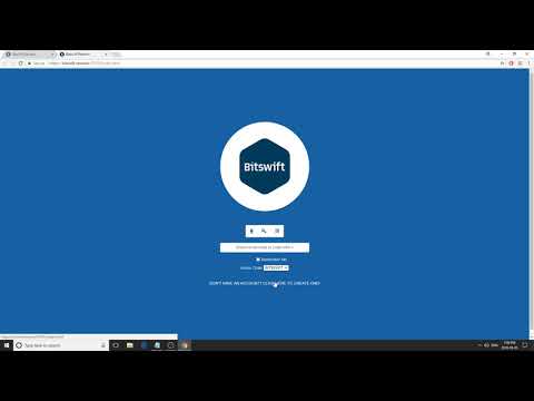 How to - Create a Bitswift Account