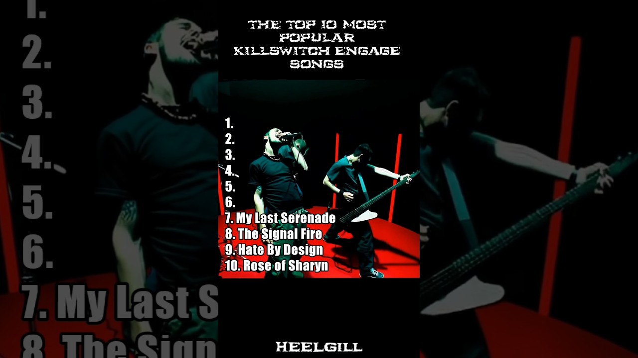 Top 10 Most Popular Killswitch Engage Songs