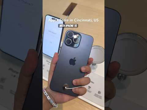Apple Store in US with Iphone 15 Pro and Pro Max #iphone #applestore #ytshorts