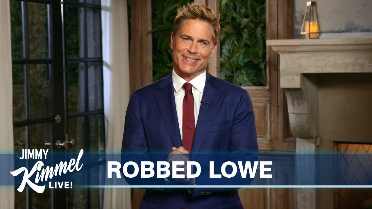 Rob Lowe’s Guest Host Monologue on Jimmy Kimmel Live