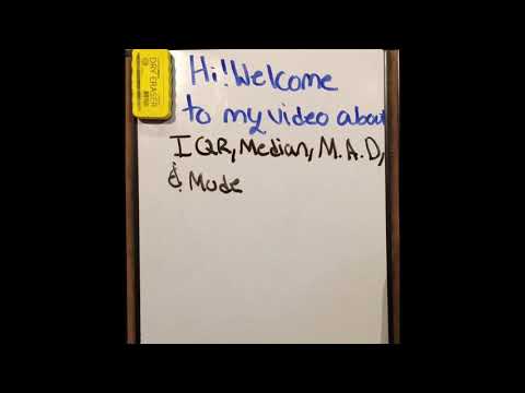 Kids 4 Kids: IQR, M.A.D, Median & Mode
