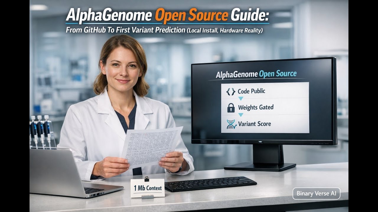 AlphaGenome Open Source Guide: From GitHub To First Variant Prediction Local Install, Hardware