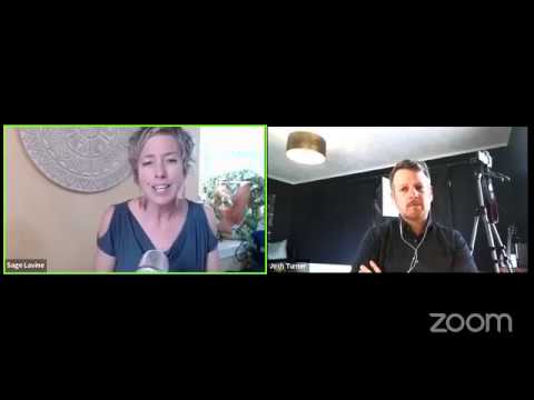 Sage Lavine with Josh Turner from LinkedIn