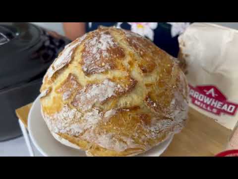 Easy Homemade Rustic Bread - MegUnprocessed