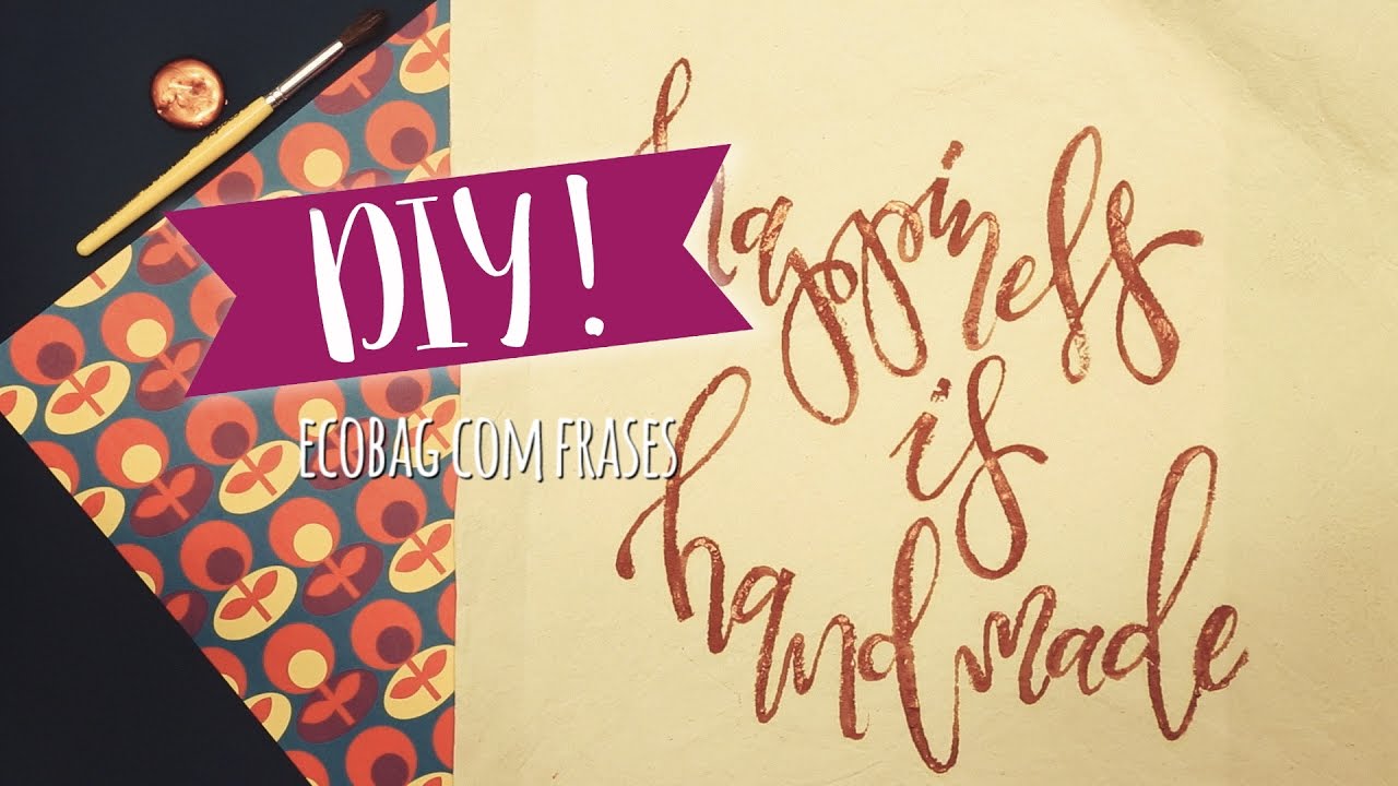 DIY: Ecobag com frases | WESTWING