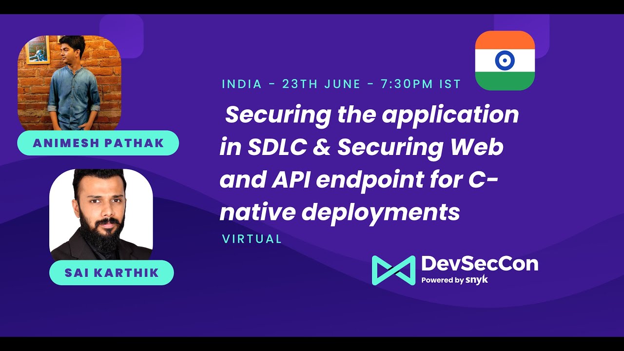 Securing the application in SDLC & Securing Web and API endpoint