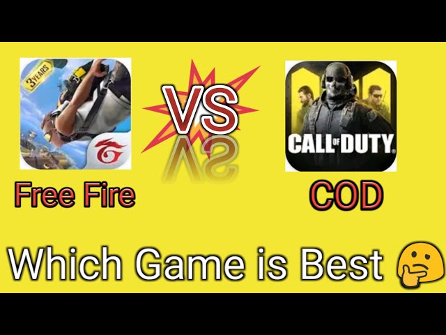Free Fire vs COD Mobile: Which game is better for 4 GB RAM Android ...