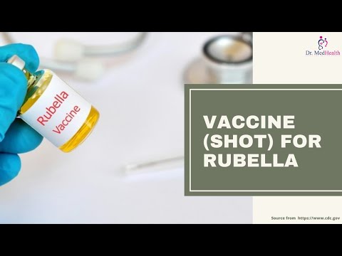 Rubella vaccine information (Rubella vaccine for adults)