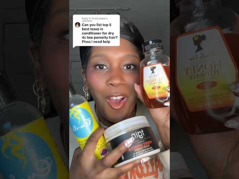 TOP 5 LEAVE IN CONDITIONERS FOR DRY LOW POROSITY 4C HAIR! 😩🙌🏾💦💦 (PART 1) - TIFFANICVD