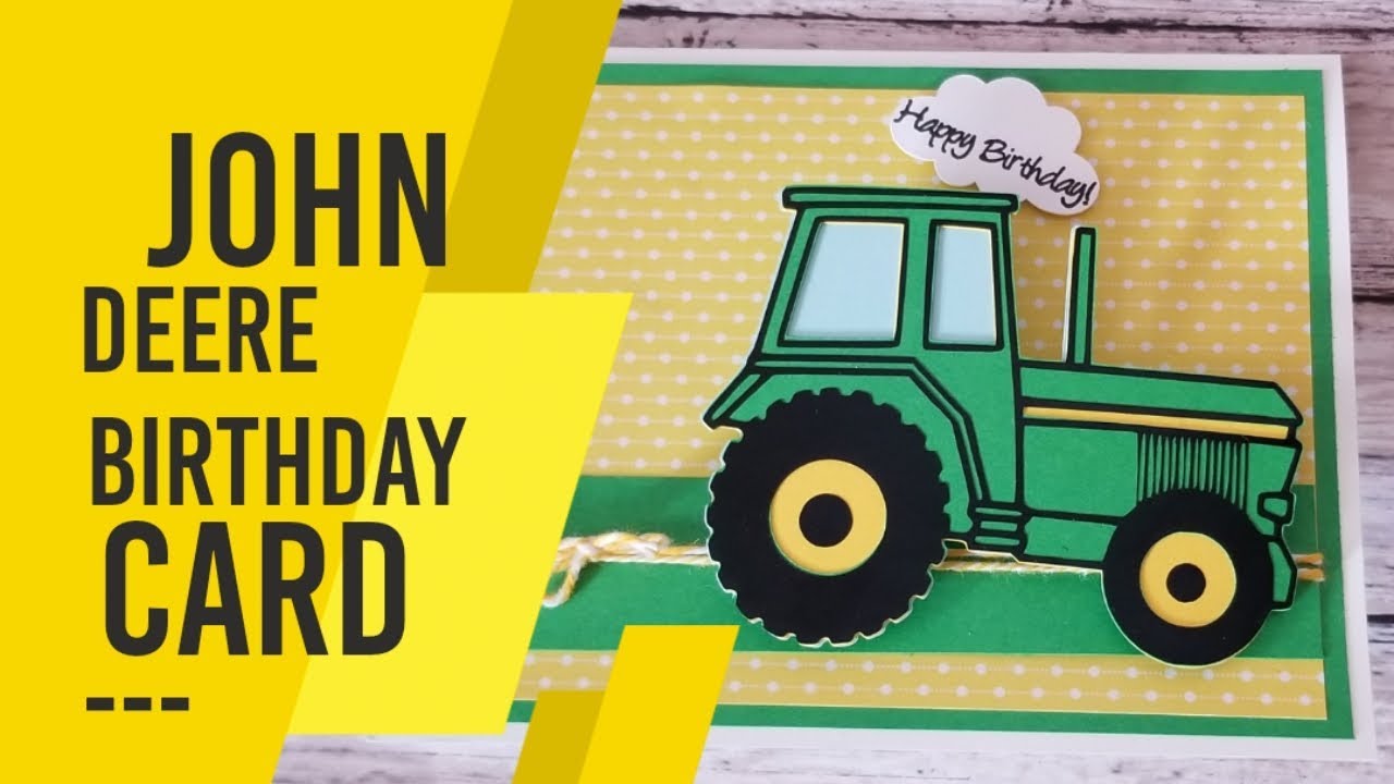 John Deere Birthday Card