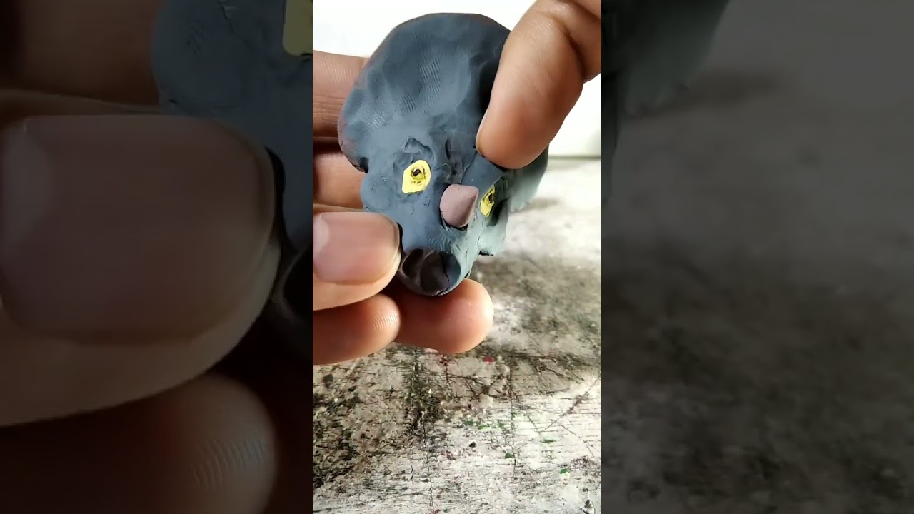 Kosmoceratops de plastilina #shorts #plastilina #clay #dinosaur #dinosaurio #polymerclay #arcilla