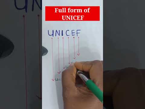 Full form of UNICEF.#shorts #learning #unicef