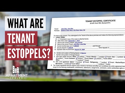 What are Tenant Estoppels?