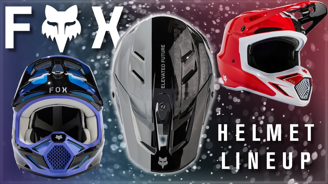 Fox Racing Motocross Helmet Lineup