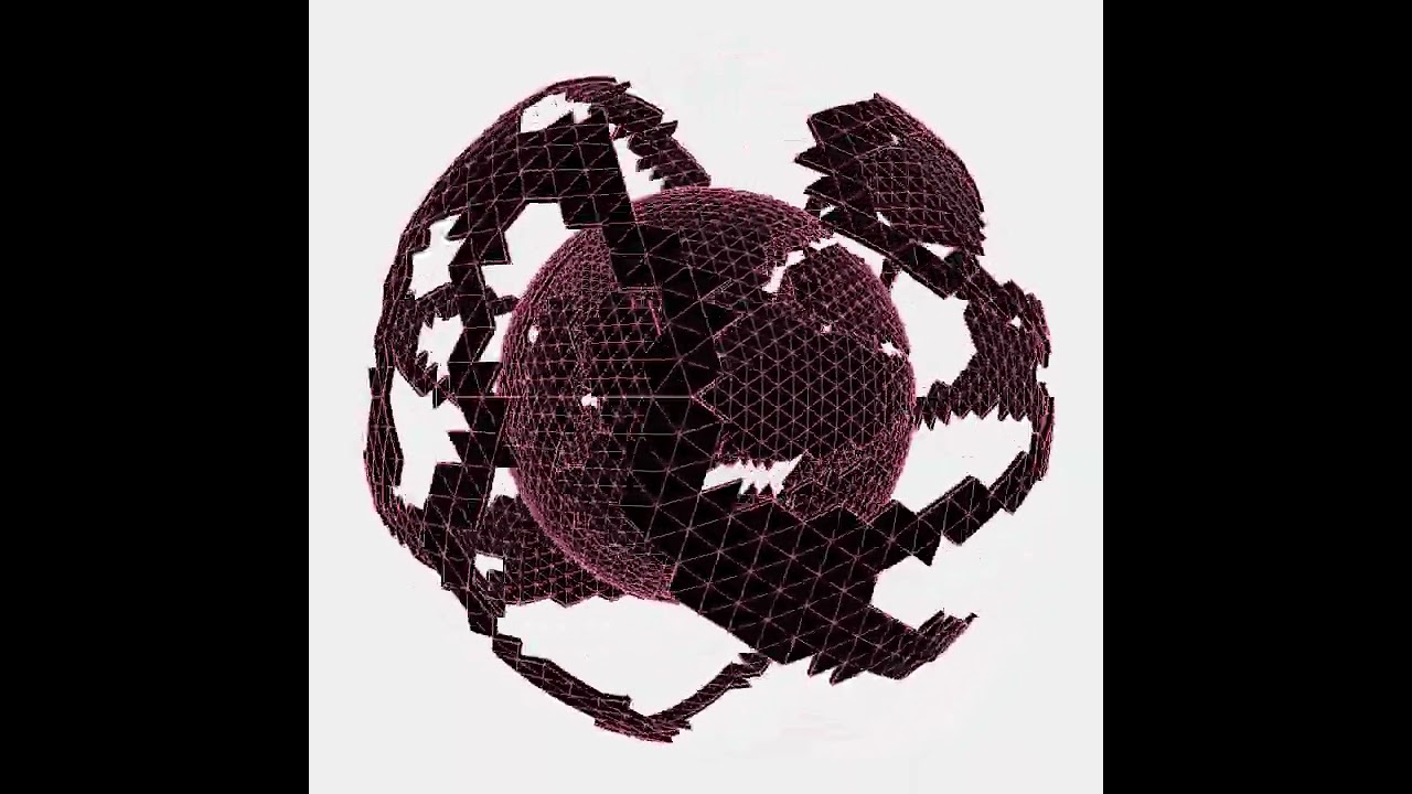 2 layer sphere. #openframeworks #programming #creativecoding
