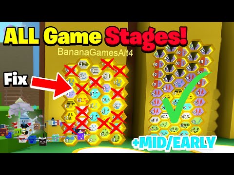 How To FIX Your Hive! (Each Stage) (Bee Swarm Simulator)
