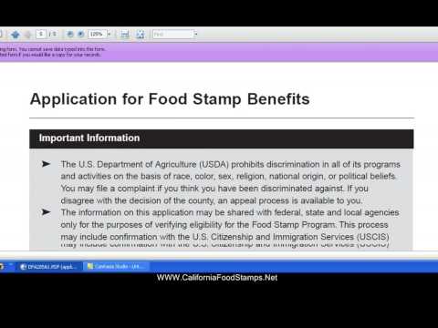 California Food Stamps