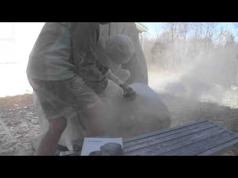 cutting mother gorilla's brow ridge