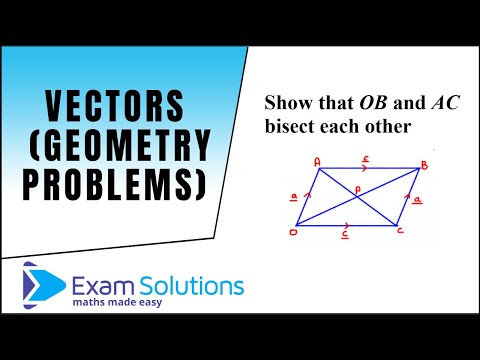 Simple Hack to solving the HARD vector geometry problems | ExamSolutions
