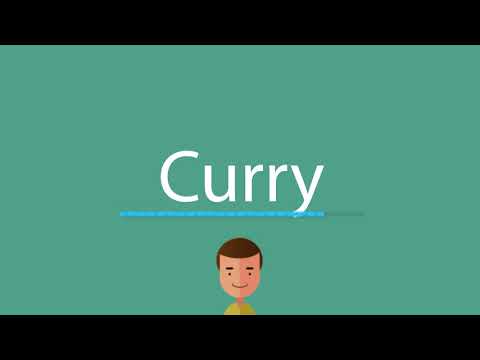 Curry pronunciation