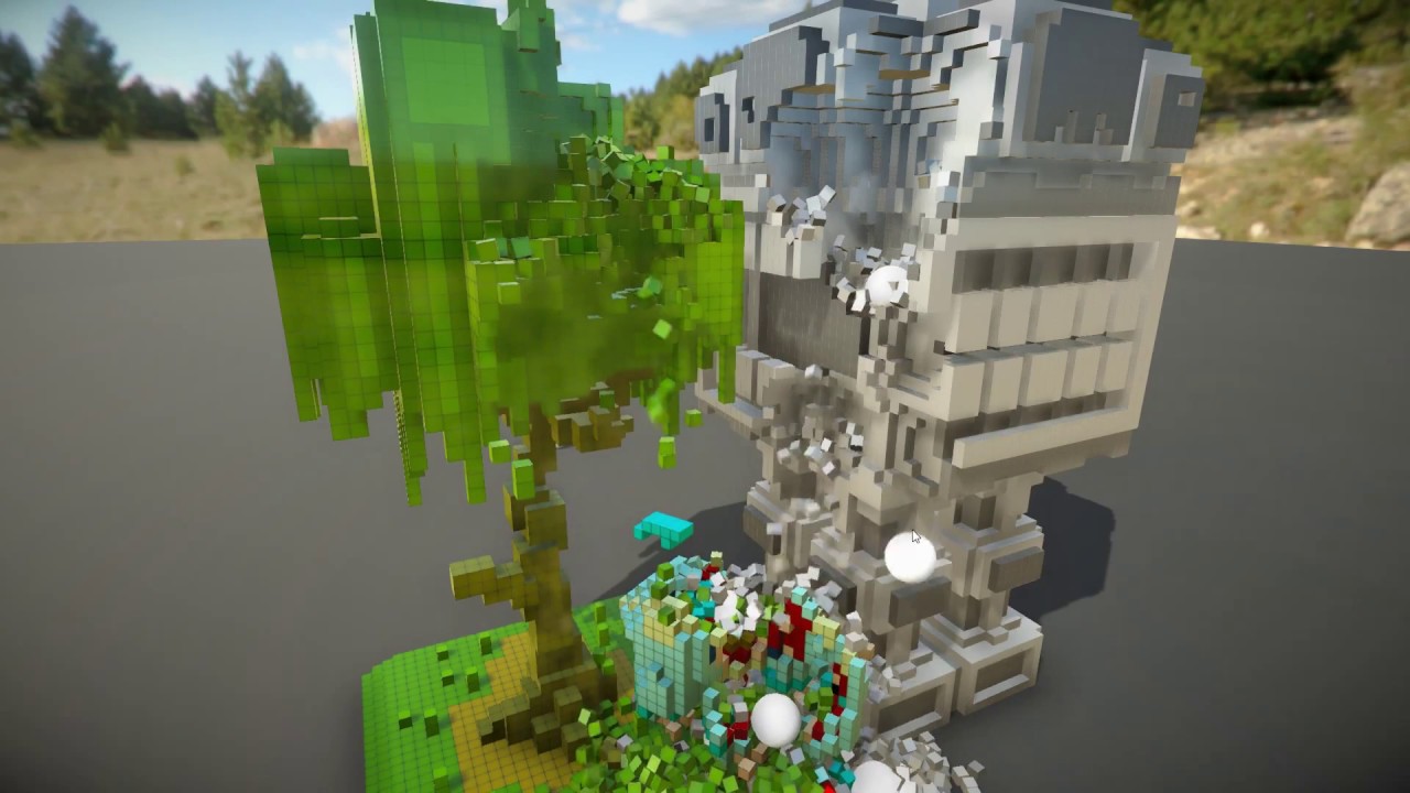Voxel Destruction Demo
