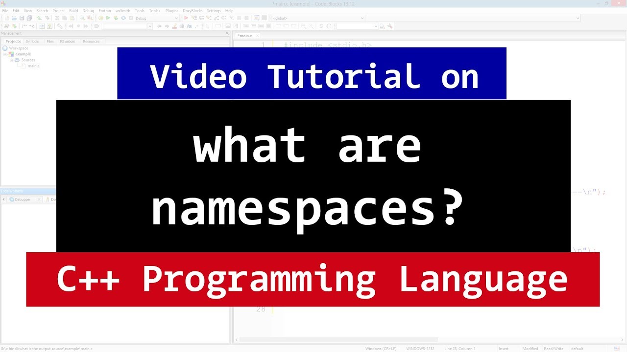 Introduction to C++ Namespace | CPP Programming Video Tutorial