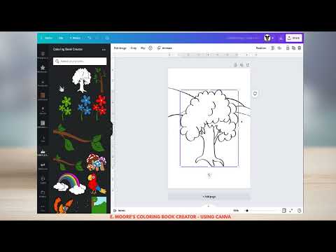 E. Moore’s Coloring Book Creator - Creating Coloring Pages