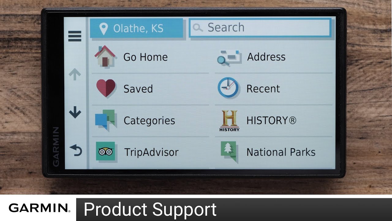 Support: Finding, Saving & Deleting Addresses on an Automotive Device