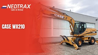 Case WX 210 CE wheel excavator for sale Netherlands Roermond, JN43833