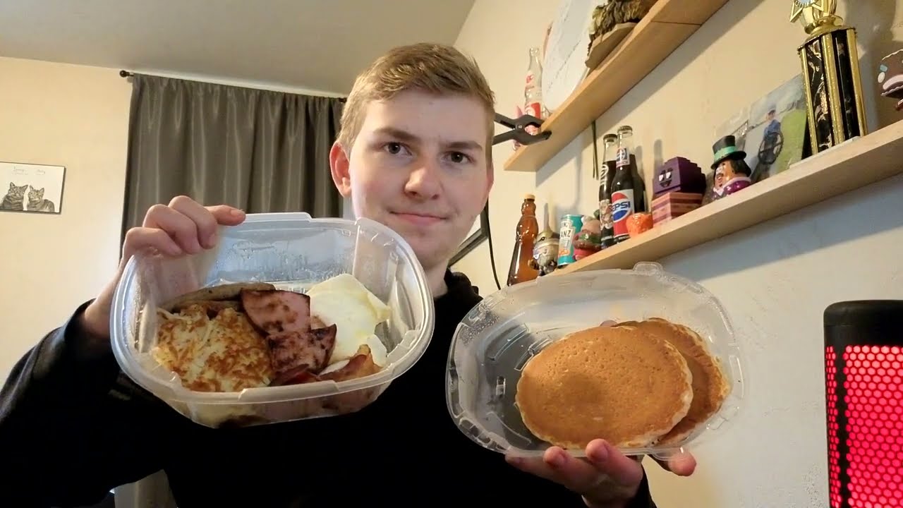 IHOP Breakfast Sampler ASMR Mukbang