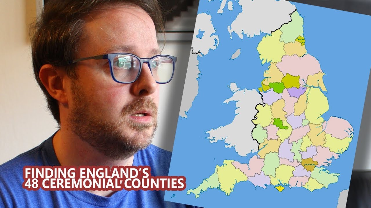 Finding The 48 Counties on a Blank Map of England