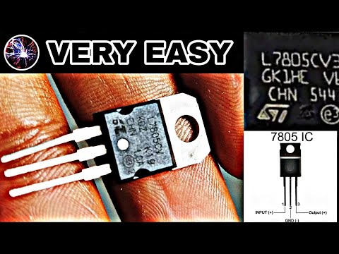 how to check LM7805 linear voltage regulator IC with multimeter || LM7805 check with multimeter ||