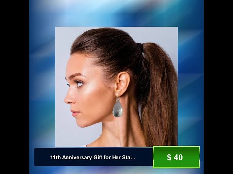11th Anniversary Gift for Her Stainless Steel Anniversary Gift 11th Wedding Anniversary Gifts in ...