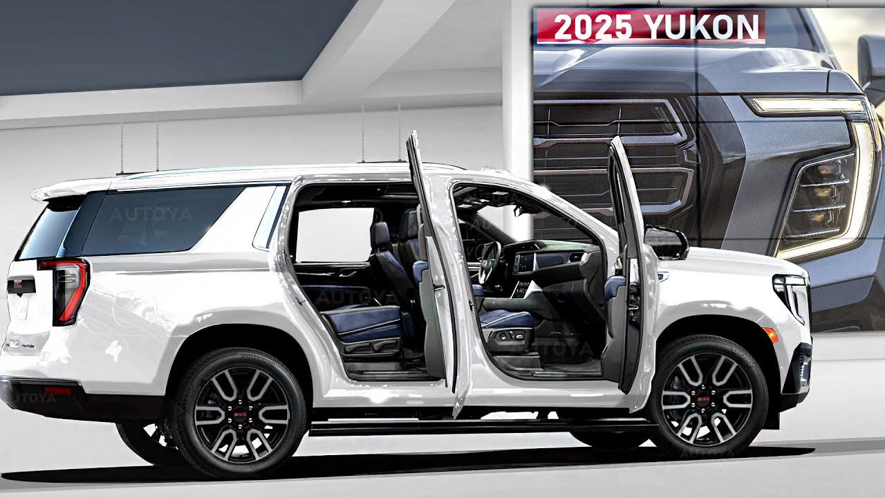 Rendering: 2025 GMC Yukon AT4 Gets Shown With Three Potential Interior Styles - autoevolution