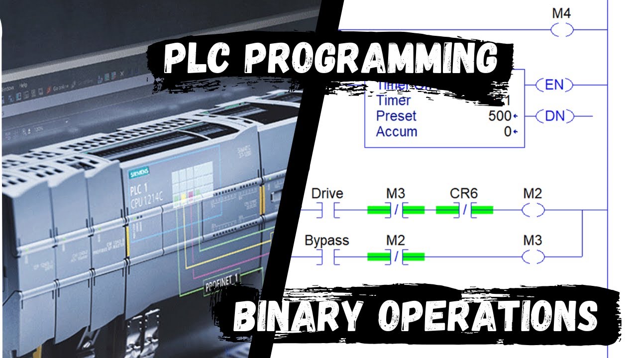 PLC Programming Tutorial - Ladder Logic #1: Binary & Boolean Operations