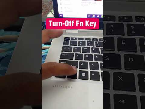 Turn ON/OFF Function Key HP EliteBook | Disable or Enable Fn Key #shorts #hp #fnkey #tips #2025