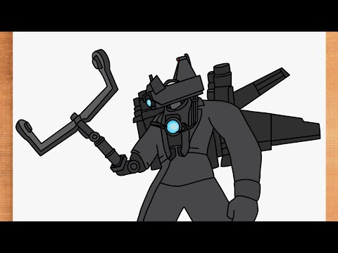 How to draw Titan Cameraman upgraded Astro Toilet - Skibidi Toilet 72