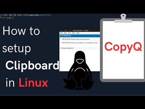Clipboard history in Linux? (CopyQ Tutorial)