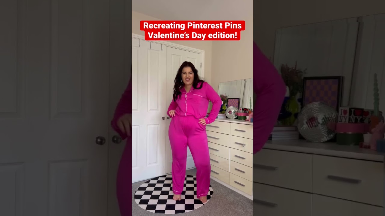 A little Pinterest pin recreation for Valentine’s Day 🥹💐 #valentinesday #midsizefashion #pinterest