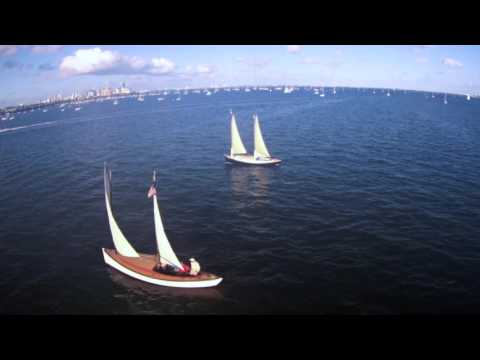 Commodore Munroe’s Egrets sailing on a blue sea… – intheboatshed.net