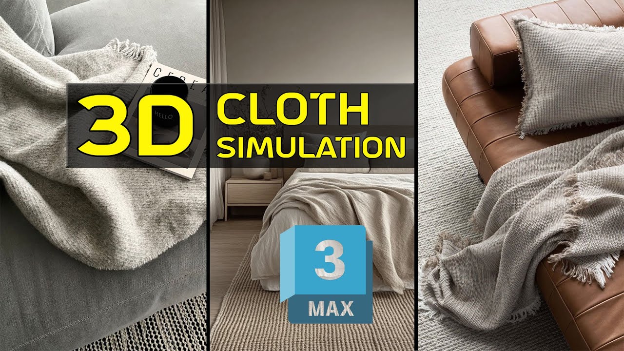 Cloth Simulation in 3Ds Max | Cloth Modifier
