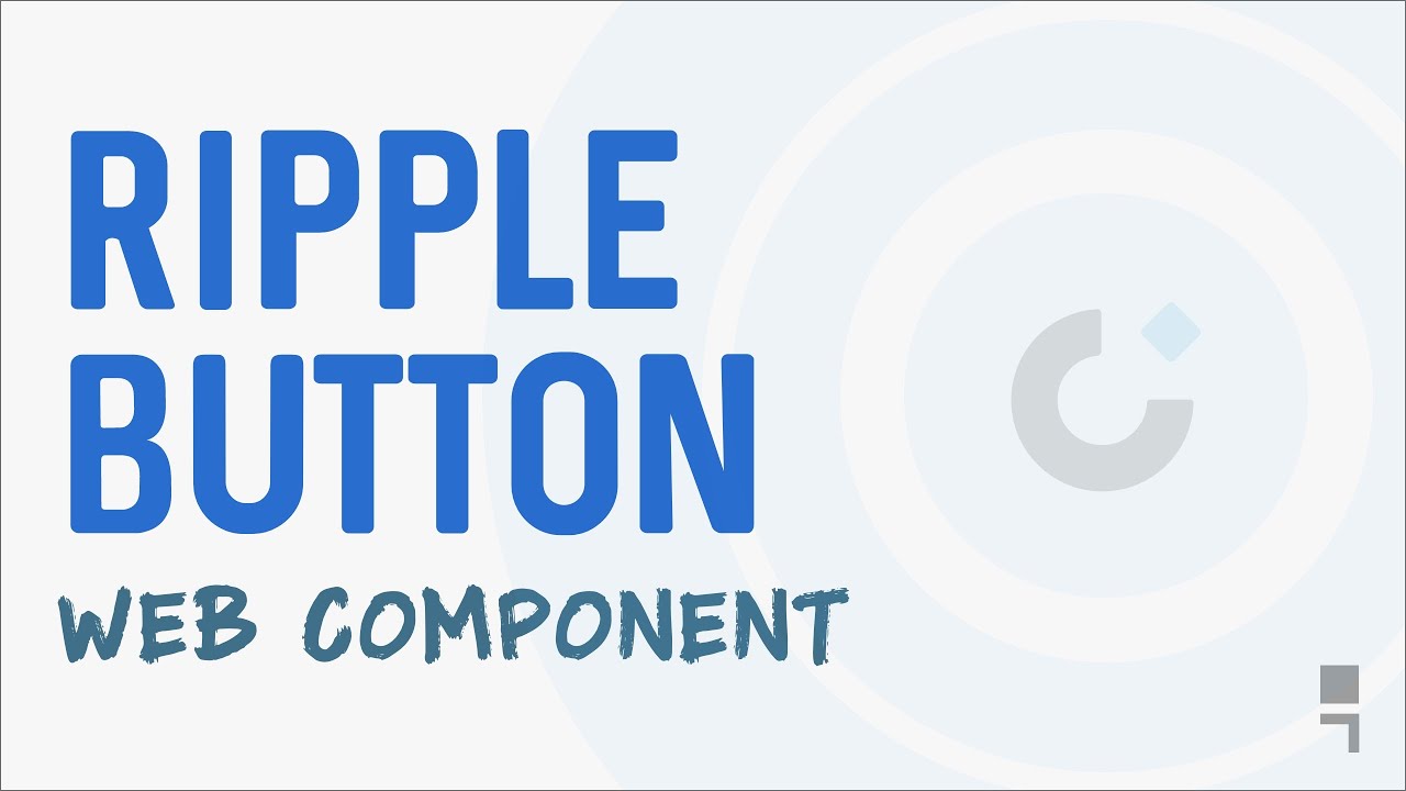 Ripple Button Web Component