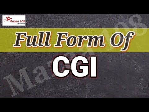 Full Form Of CGI | CGI full form | CGI Stands for | CGI का फुल फॉर्म | SEO Beginner| @Mazaa108